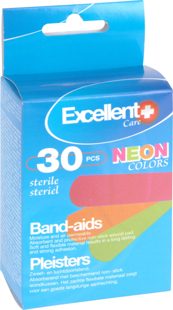 Plaster neon 30-pak, kun 10,- Mere for pengene!