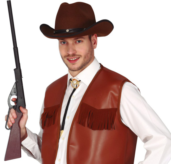 Riffel 65 cm, sort/brun, kun 40,- Mere for pengene!