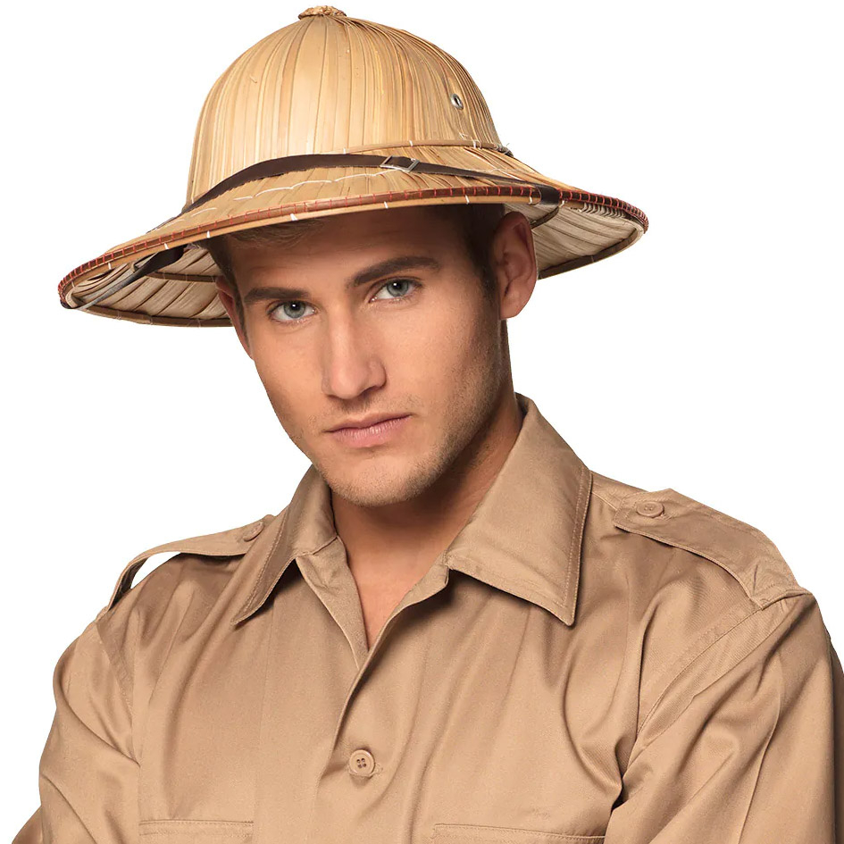 Safari hat, strå, kun 95,- Mere for pengene!