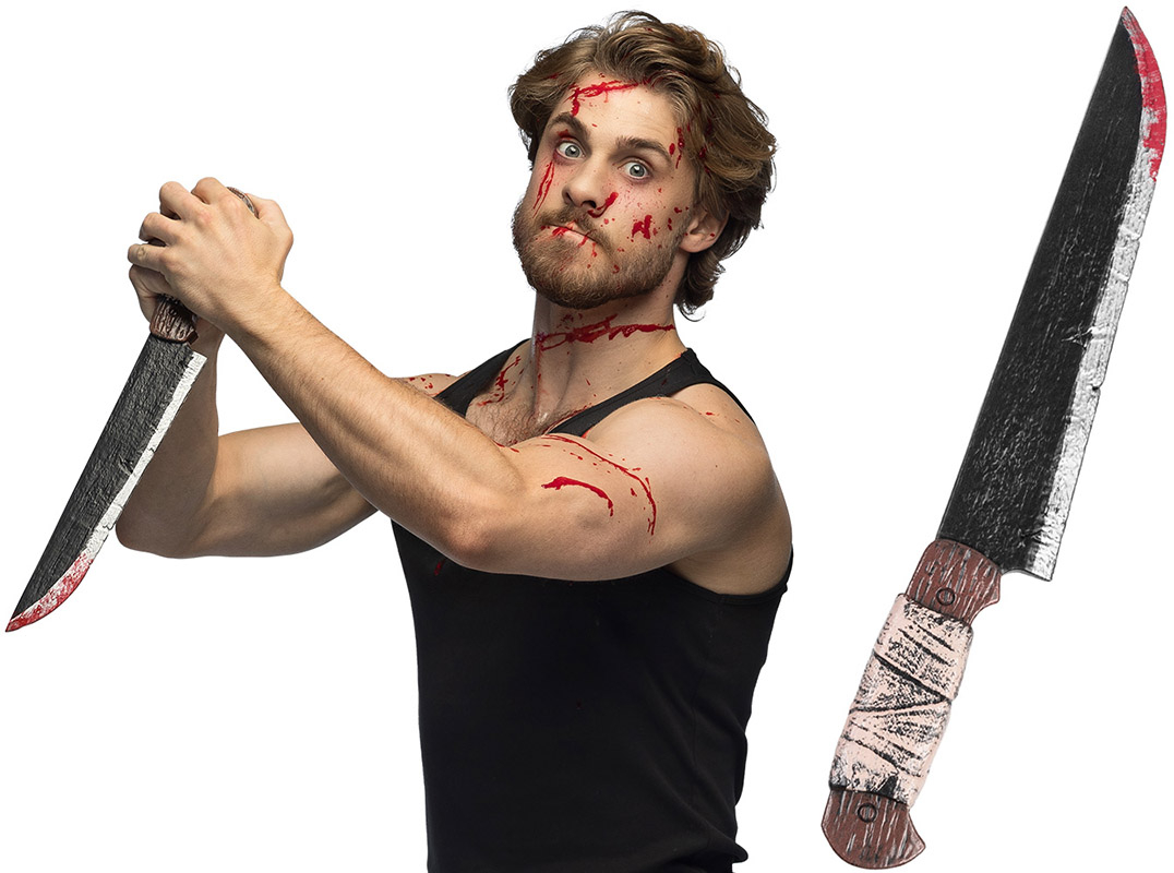 Blodig kniv 42 cm, kun 39,- Mere for pengene!
